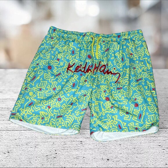 keith haring | Shorts | Keith Haring X Shoe Palace Embroidered Logo ...